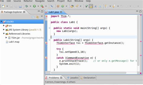 java imported library not recognized in eclipse stack