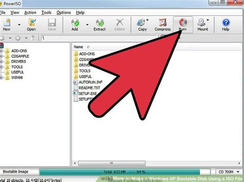 build windows bootable iso burner