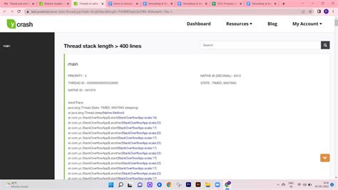 simulating and troubleshooting stackoverflowerror in scala java code