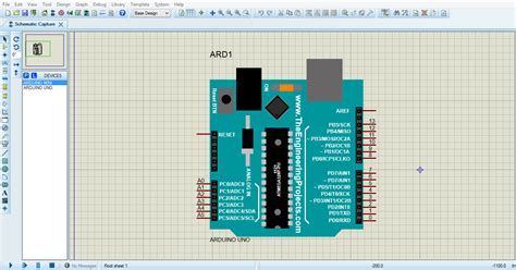tutorial how to simulate arduino program with proteus miniarduino images