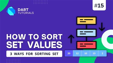 sorting set in dart how to sort set in dart dart tutorial 15 youtube