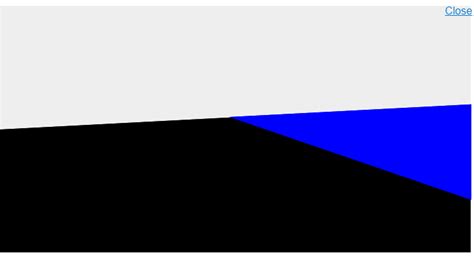 html how to make responsive to element triangle shape