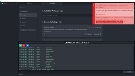 uncaught syntaxerror invalid regular expression