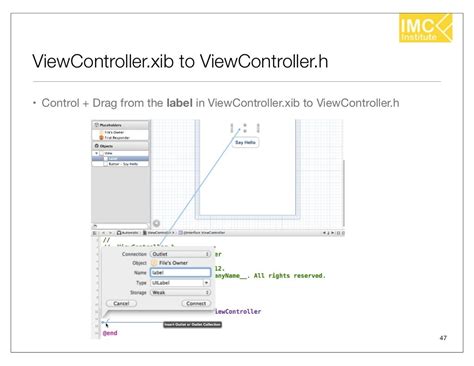 viewcontroller xib to viewcontroller h control