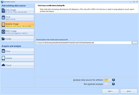itunes backup parsing and analysis with belkasoft evidence center