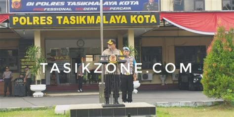 Polres Tasik Kota Gelar Upacara Kenaikan Pangkat Tasik Zone