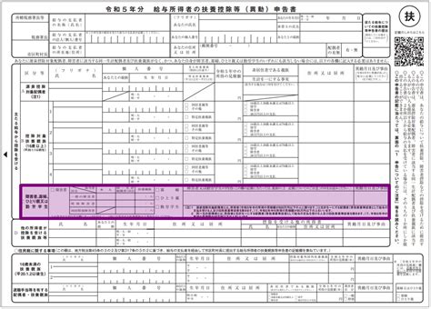 ＜年末調整2022＞令和5年分・扶養控除等申告書の書き方と記入例