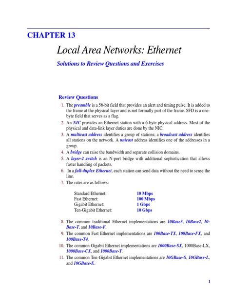 Understanding Ethernet Frame Formats And Implementations Pdf