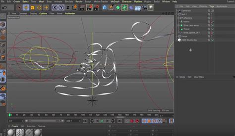 usare le splines in cinema 4d 3dart