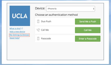 how do i set the default authentication method for mfa humtech ucla