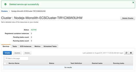 module five clean up aws