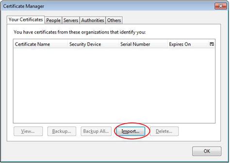 install certificate