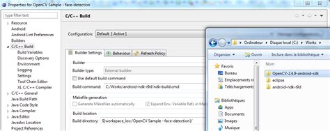 can not run opencv samples with native c code opencv q