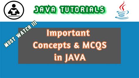important java concepts and mcqs for placements youtube