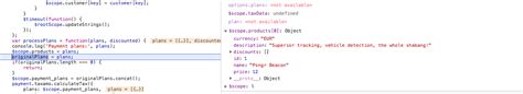 javascript angularjs scope is undefined when a function is called