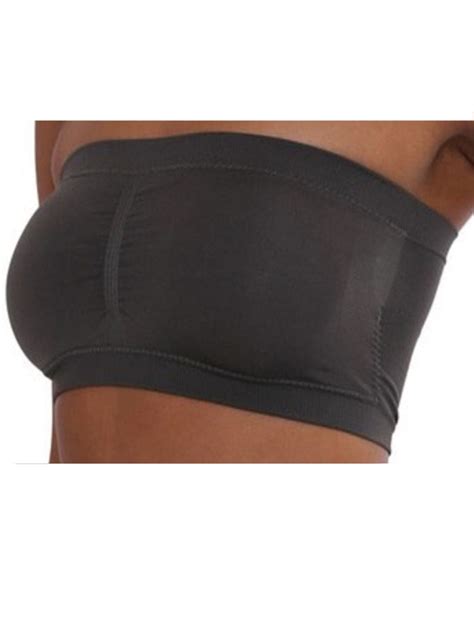 Lavra Lavra Womens Plus Size Bandeau Bra Strapless Basic Layer Tube