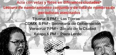 Periodistas Convocan A Movilización Nacional Para Exigir Justicia Por