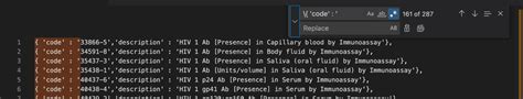 text manipulation using regex replace in vs code end point dev