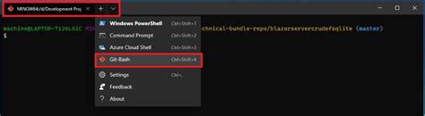 how to add git bash to windows terminal application