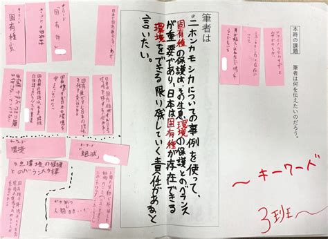 5年生「固有種が教えてくれること」「グラフや表を用いて書こう」2時間目～要旨を読む～ 国語をもっと面白く！