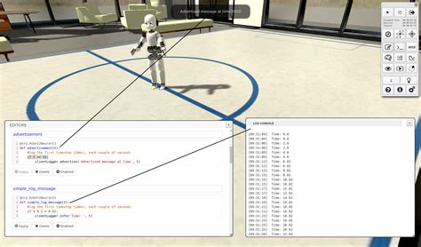 log console — hbp neurorobotics platform 3 2 1 documentation