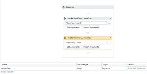 rpa calling argument from another workflow stack overflow