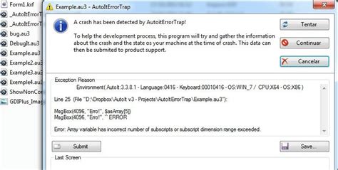 autoiterrortrap au3 udf error detection in autoit scripts page