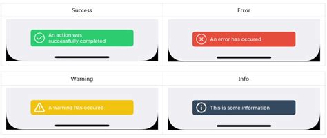 toast notification ui decorative journals