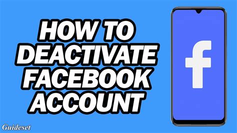 How To Deactivate Facebook Account Temporarily Step By Step Youtube