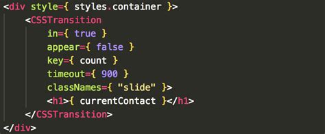 transitions with react transition group