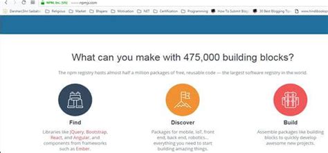 overview and functionality of npm node package manager