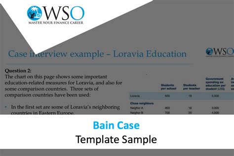 bain case template sample eloquens