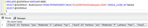 how to import json files into sql server techieshouts