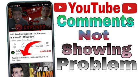 how to fix youtube comments not showing up youtube comments wapas kaise