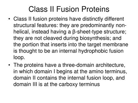 Ppt Class I And Ii Fusion Proteins Powerpoint Presentation Free