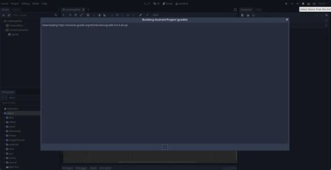 godot engine crash when export with custom build template for android