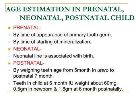 Age Estimation In Forensic Odontology Ppt
