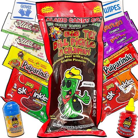 Chamoy Pickle Kit By Elm 360 Big Tex Pickle With Mexican
