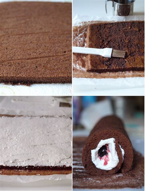 Cook With Love Bake With Heart Black Forest Roll Cake