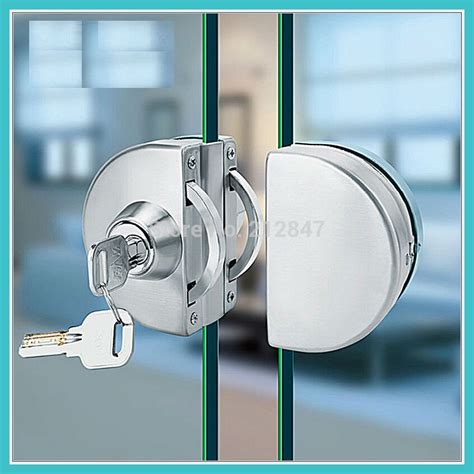 Frameless Sliding Tempered Glass Door Lock Glass Door Ideas