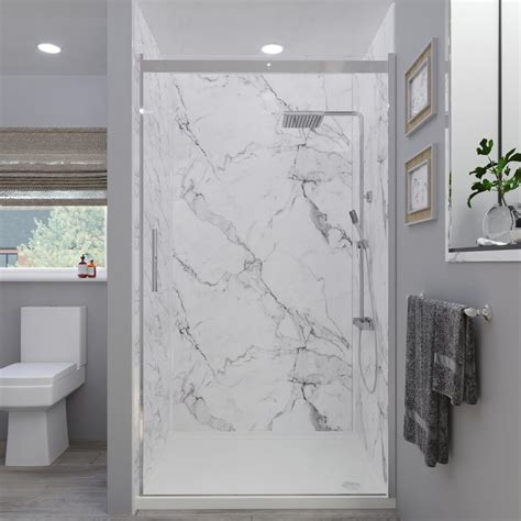Multipanel Linda Barker Calacatta Marble Wall Panels 2400mm 3 Wall