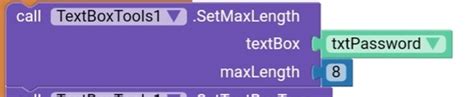 limit the numbers of characters in a text box discuss kodular