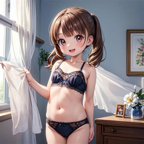 茶髪な娘の下着 Chichi Pui（ちちぷい）aiイラスト専用の投稿＆生成サイト