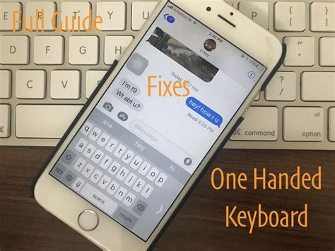 Enable One Handed Keyboard On Iphone Missing Or Not Working Ios