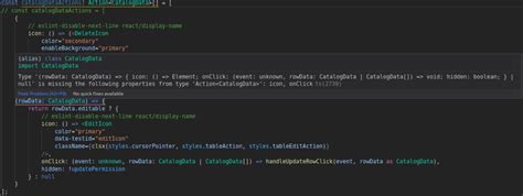 hidden actions based on rowdata attributes · issue 2483 · mbrn