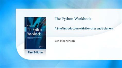 the python workbook youtube
