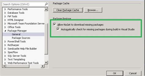 born to automate tfs enabling nuget package restore in