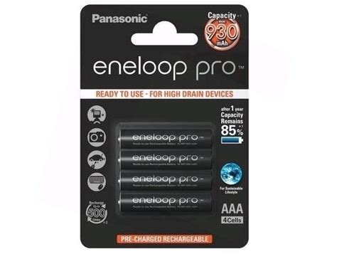 Punjive Baterije Panasonic Eneloop Pro Aaa 4b Bk 4hcde 4be 930mah