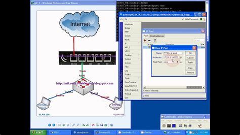 Mikrotik Routers Pppoe Server Configuration Over Cisco Vlan Setup Youtube