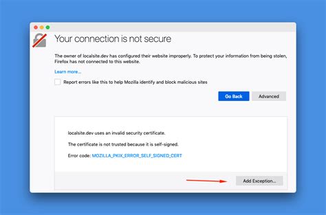 firefox allow self signed certificate tim leland